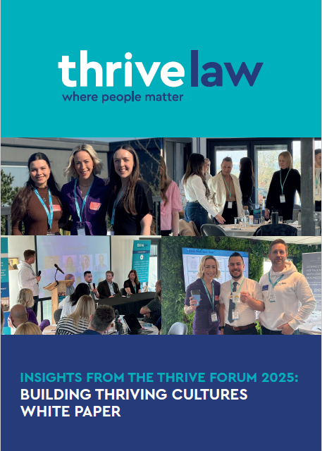 Thrive Forum 2025: Building Thriving Cultures Whitepaper - Thrive Law